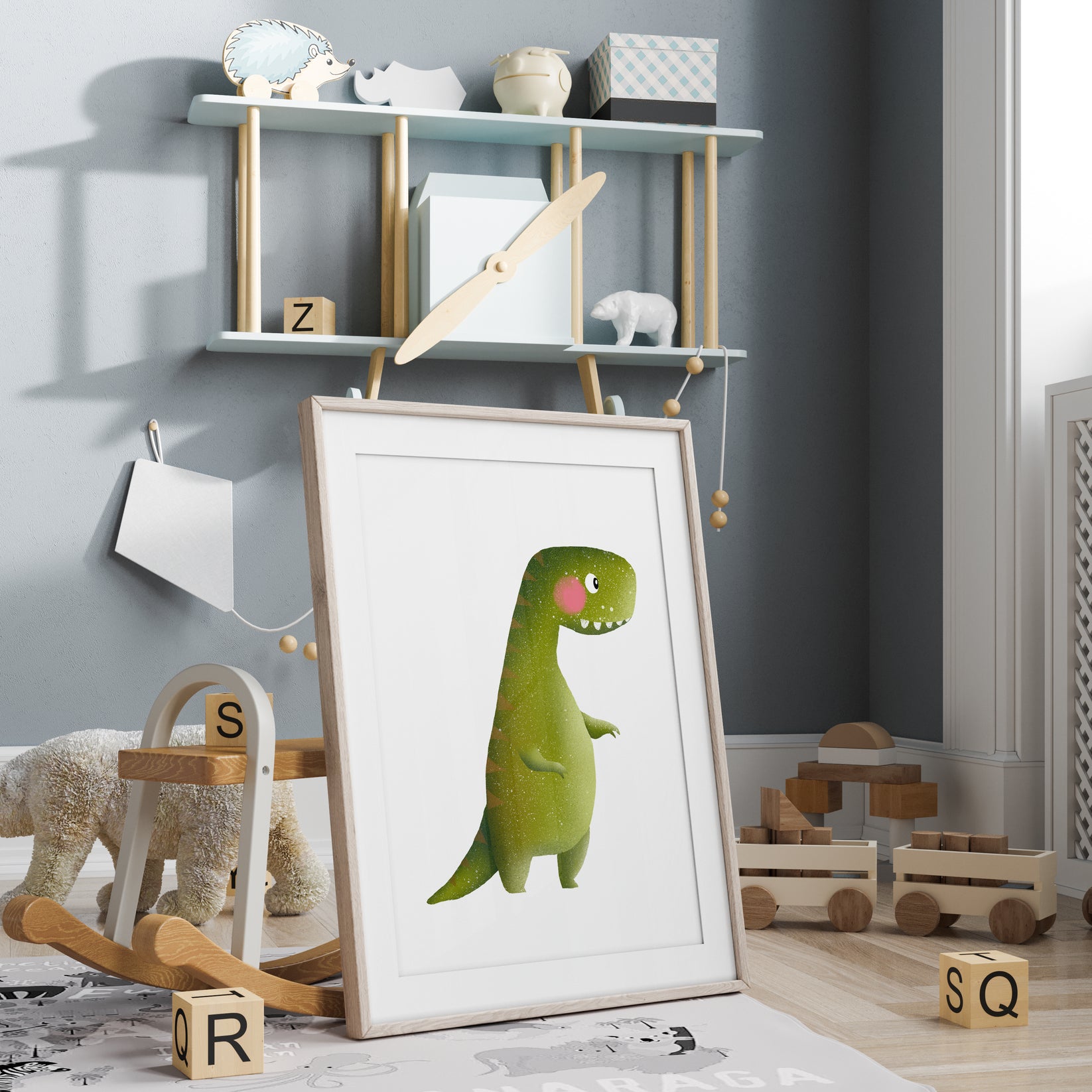 "T-Rex" Fine Art Print – Sonja illustrated